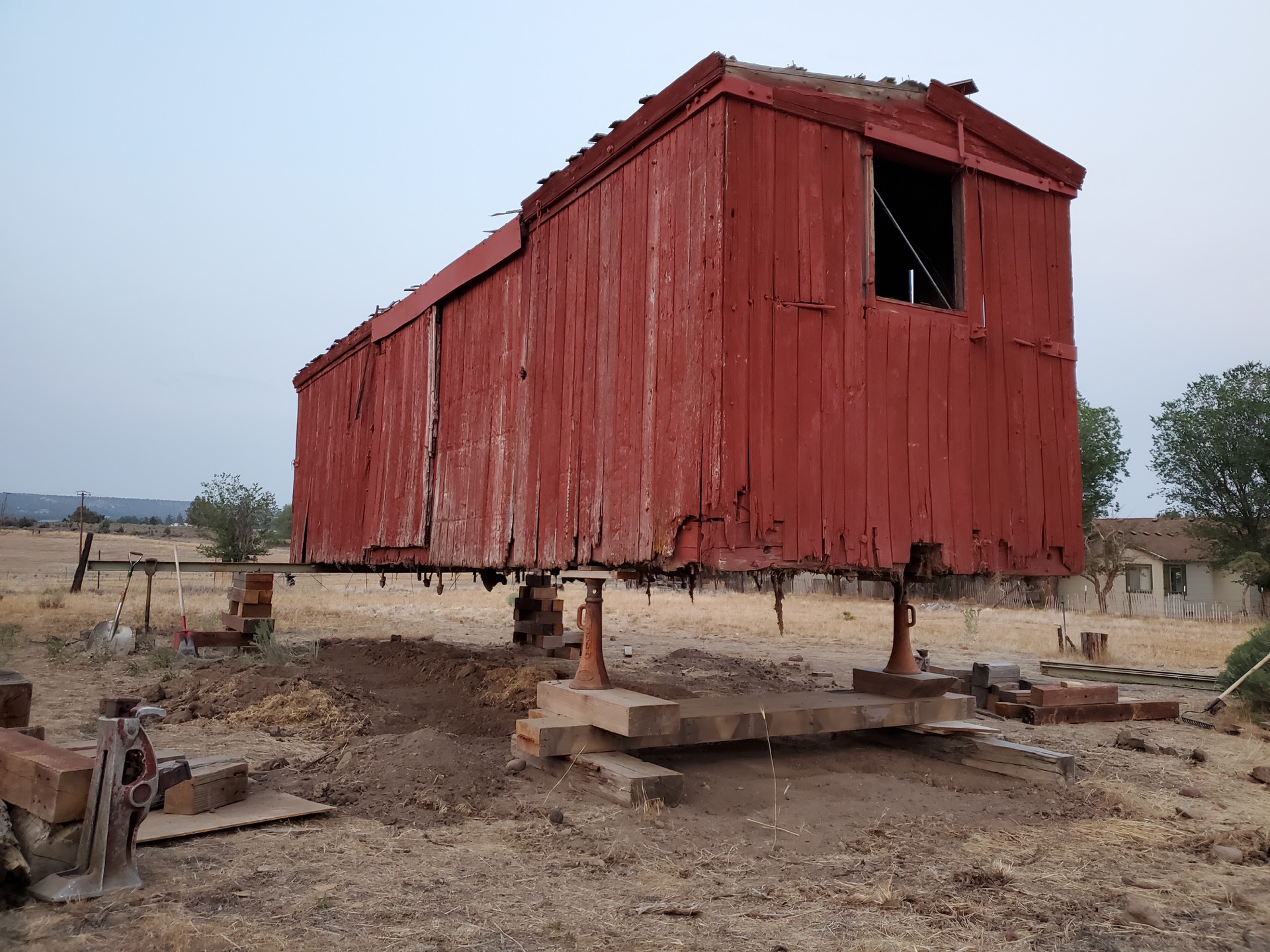 Our First Boxcar | Nevada-California-Oregon Railway